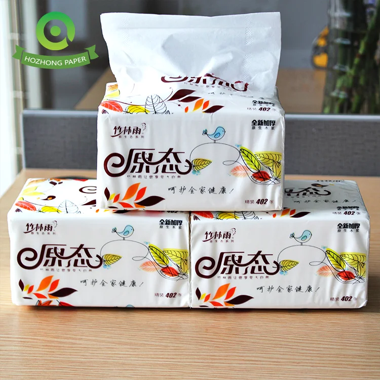 Professional manufacturer skin-friendly soft pack facial tissue custom ...