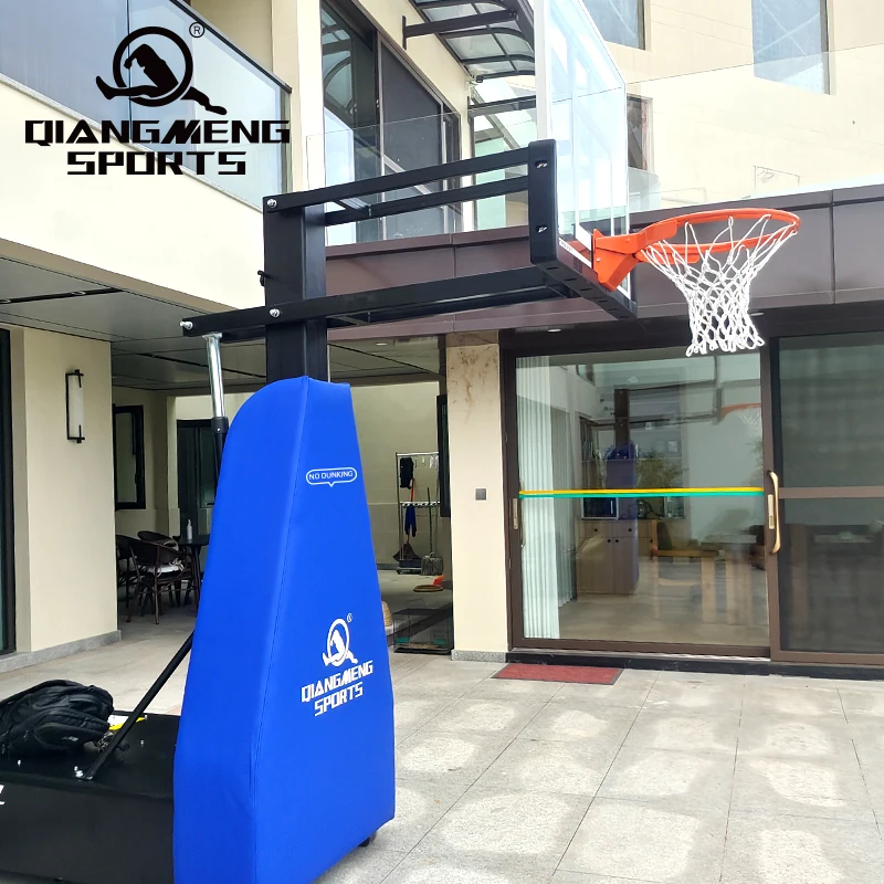 Court Training Equipment Portable Basketball Hoop with Wheels ...